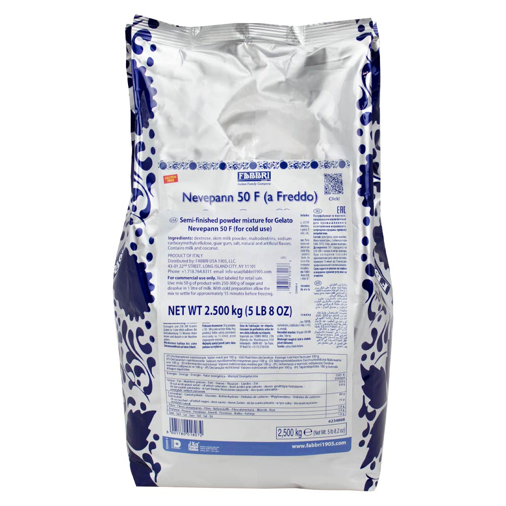 Gelato Base Nevepann 50F by Fabbri | Food Related