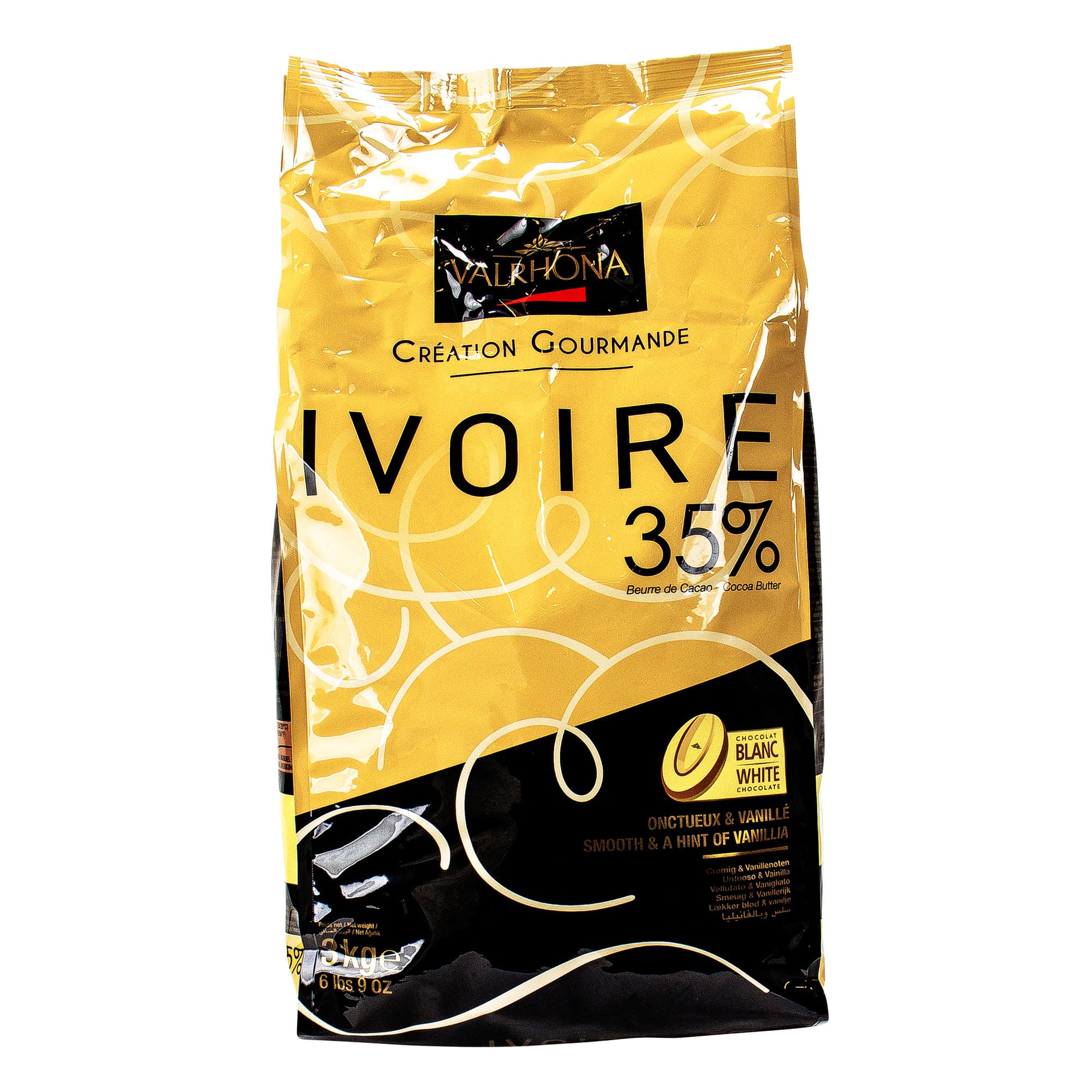 Valrhona Ivoire 35% White Chocolate Feves | Food Related