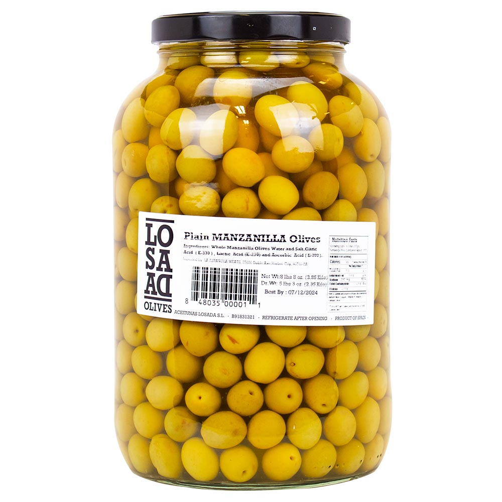 Manzanilla Olives with Pits in Brine | Food Related